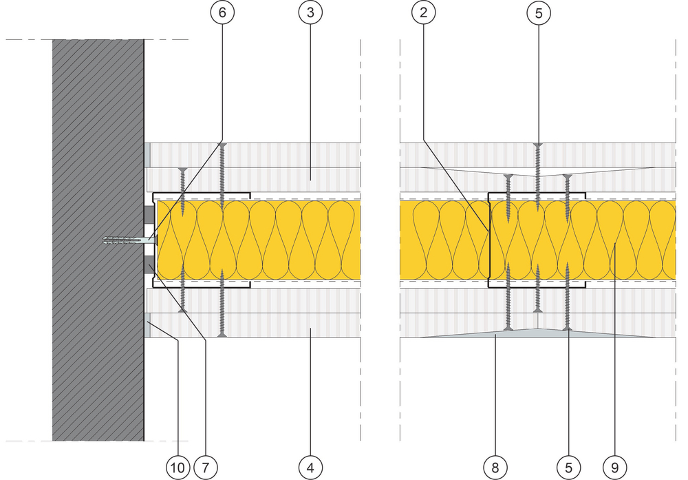 E-22-100-150DF.DF+RW75 - Siniat